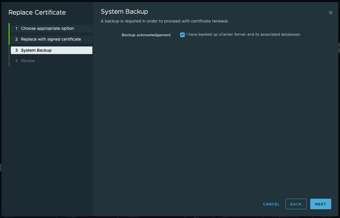 KB - VMWARE001: How to replace a vCenter (vSphere) Server Machine SSL Certificate from self ...